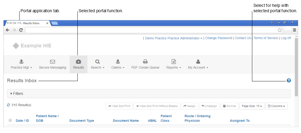 Provider Portal Help Overview