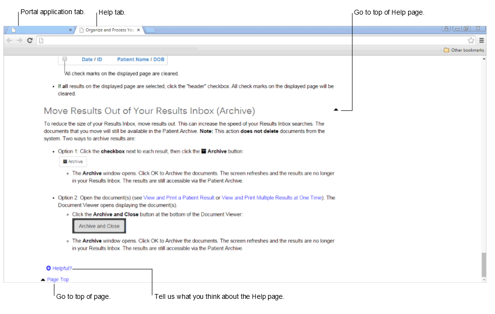 Provider Portal Help Overview