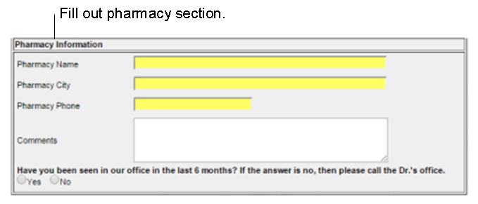 Request Prescription Renewal